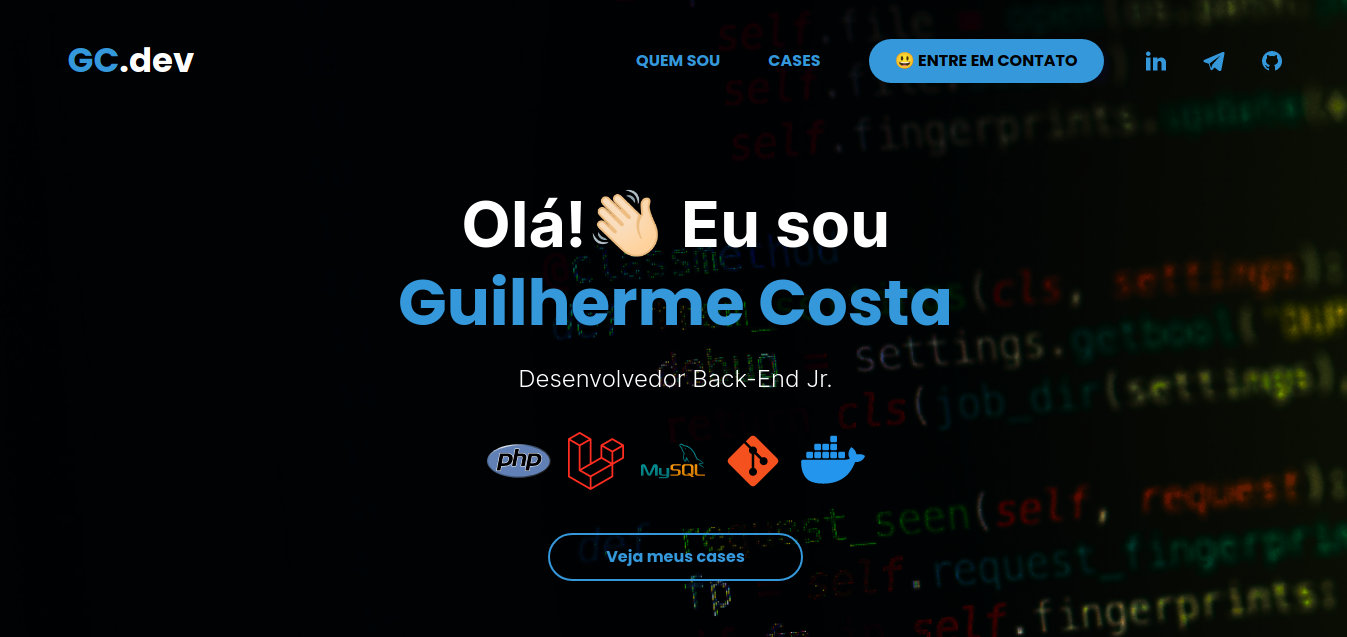 Guilherme Costa | Desenvolvedor Web